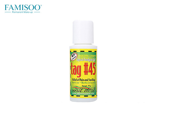 Gel TAG#45 anestésico tópico externo original para parar a dor e inchar
